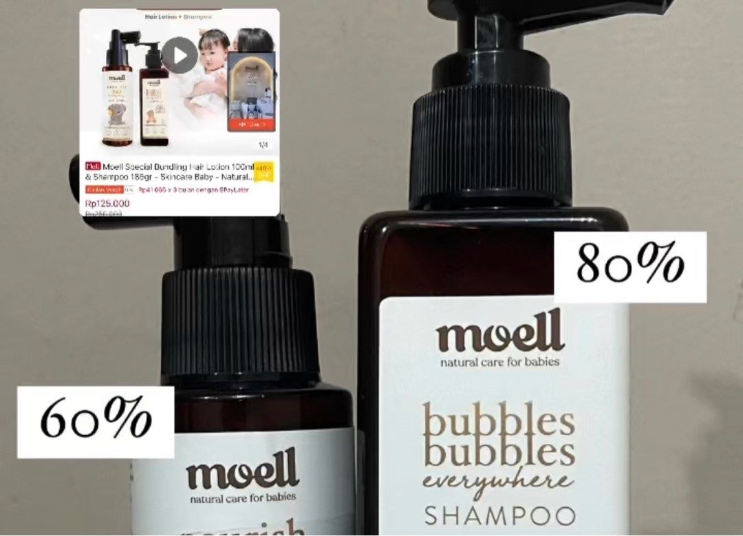 Review dan Harga Moell Hair Lotion, Nutrisi Rambut Sejak Dini untuk Si ...